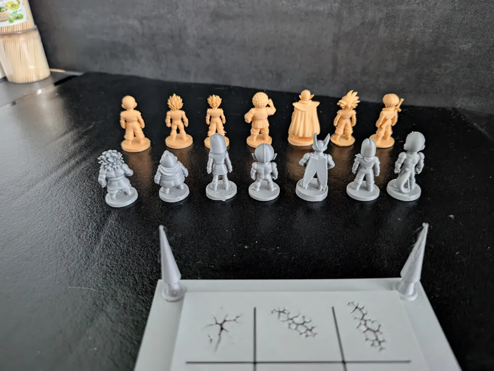 Dragonball tik tak toe - Free 3D Print Model - MakerWorld