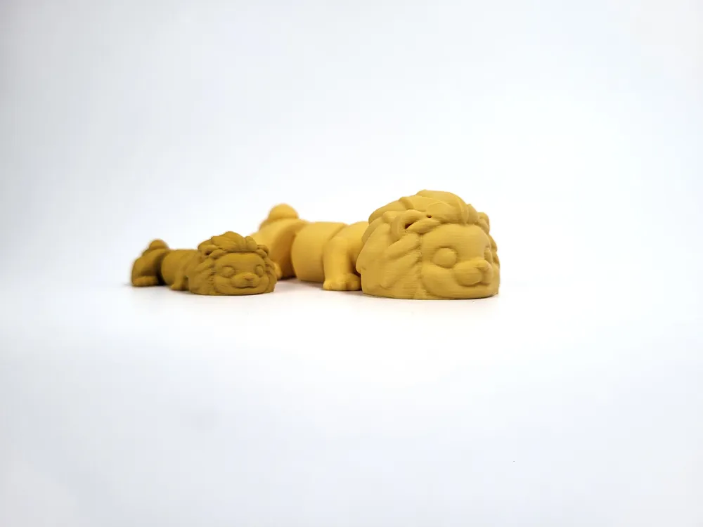 Articulated Lion - Strong Joints - Free 3D Print Model - MakerWorld