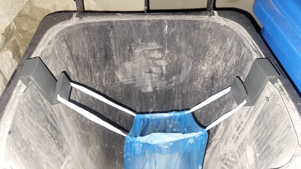Bin Bag Hook (garbage, waste bin) by ekser - MakerWorld