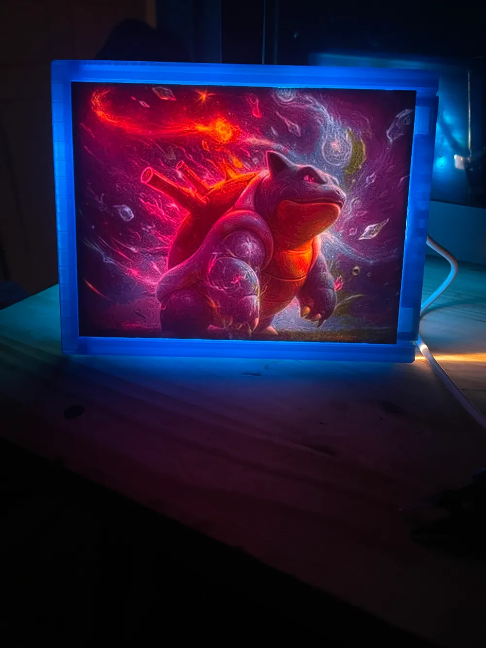 Pokemon Blastoise Lithophane CYMK by IIKenshiroII - MakerWorld