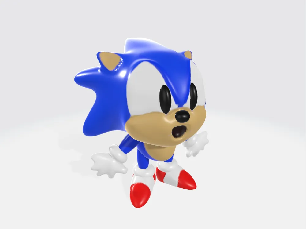 Little Sonic by gareth7562 - MakerWorld