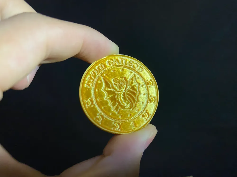 Harry-Potter-Zauberwährung Goldgalleon_Goldmünze von Bababu - MakerWorld