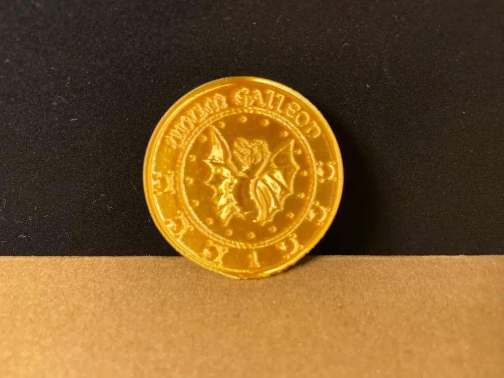 Harry Potter Magical Currency Galleon_Gold Coin by Bababu MakerWorld ...