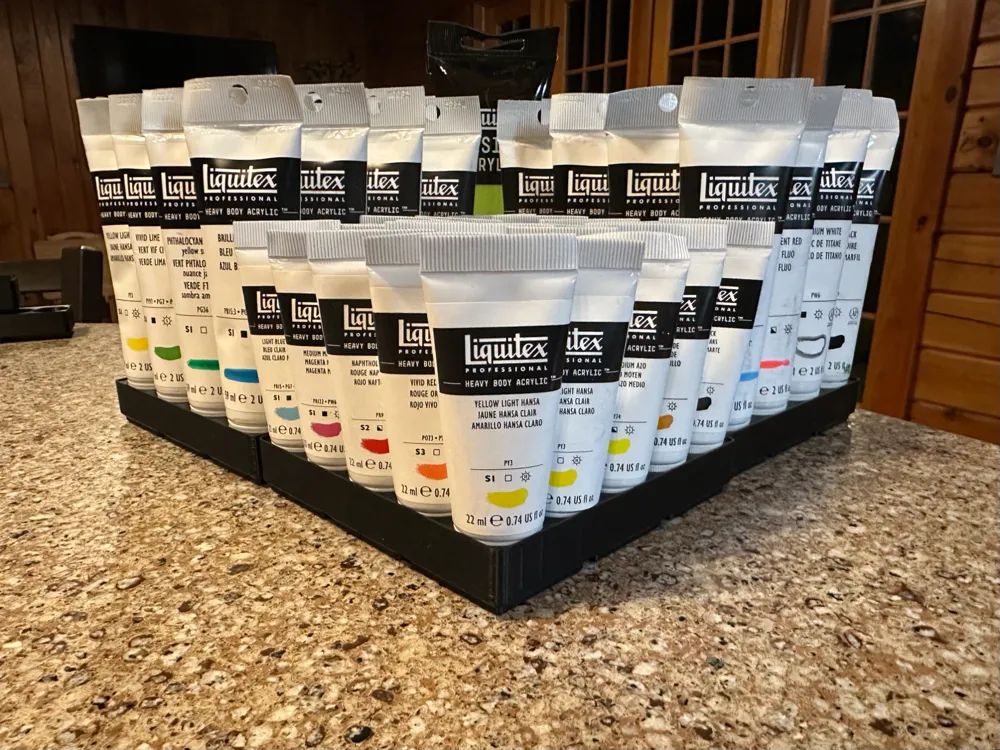 Liquitex Pro 0.74oz Small Paint Org Gridfinity Remixed by Brain ...