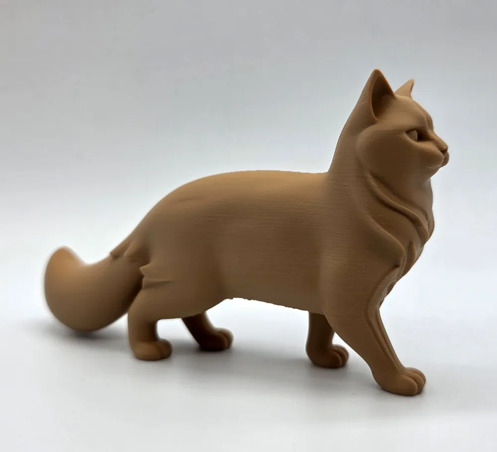Walking Cat Fluffy Tail - Free 3D Print Model - MakerWorld