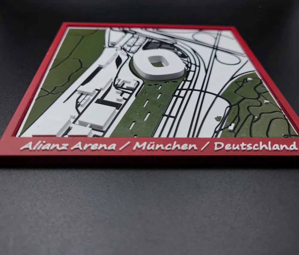 Allianz Arena Bayern München FCB 3D Miniature Model by sh85 ...