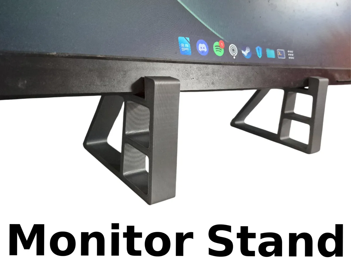 Simple Monitor Stand - Free 3D Print Model - MakerWorld