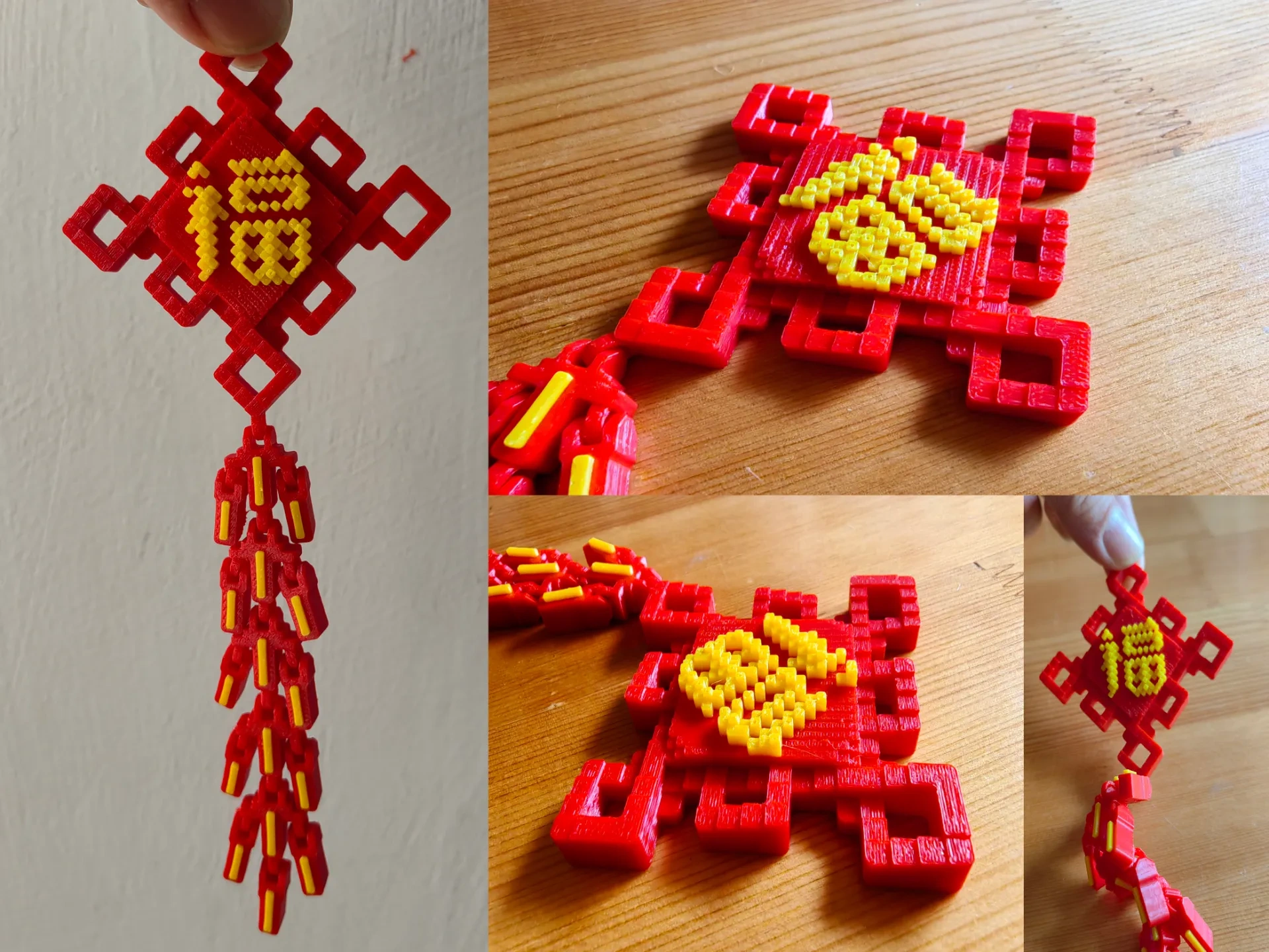 Block Chinese Knot - Fortune (Children's Favorite - My World) by TianMen ProgramMakerWorld ...
