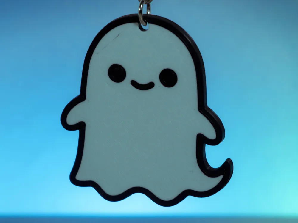 Ghost halloween keychain by Lytographum lab MakerWorld: Download Free ...