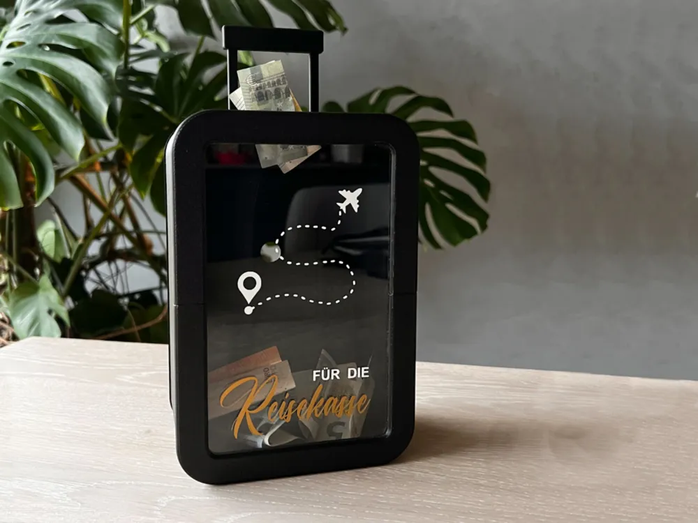 Vacation Fund Piggy Bank - Free 3D Print Model - MakerWorld