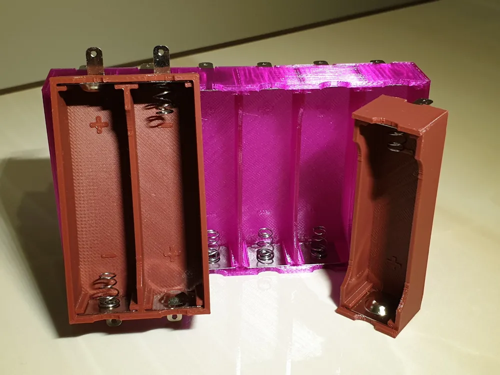 18650 SIMPLE LI-ION BATTERY SLOTS by cagriahiskali - MakerWorld