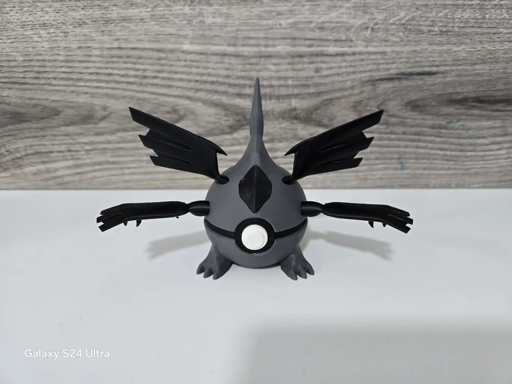 #0644 Zekrom Pokéball - Multiparts - Free 3D Print Model - MakerWorld