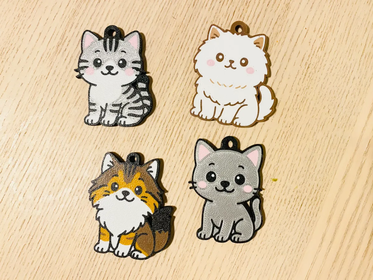 Cute Cat Breed Charm--Continually Updated(Q_Craft) - Free 3D Print ...