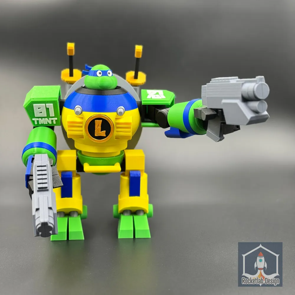 TMNT Wreckers Armor 01 - Leonardo - Free 3D Print Model - MakerWorld