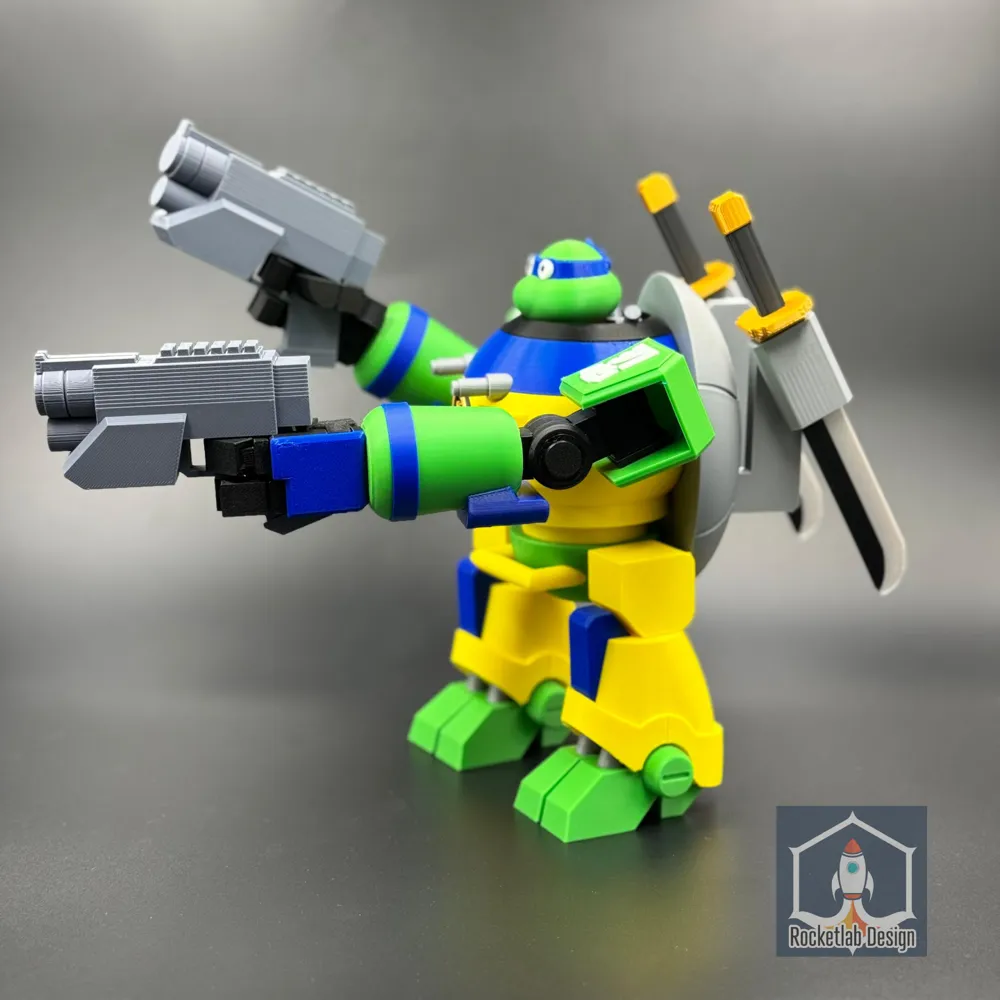 TMNT Wreckers Armor 01 - Leonardo - Free 3D Print Model - MakerWorld
