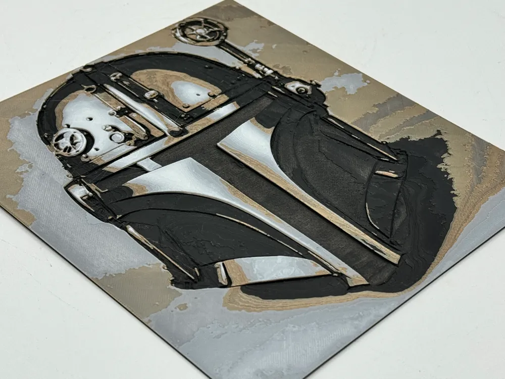 Steampunk Mando - Hueforge by gatchek - MakerWorld