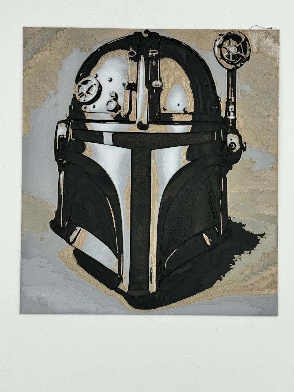 Steampunk Mando - Hueforge by gatchek - MakerWorld