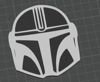 mandalorian logo star wars sign by Smart3d by Gabriel Gomes - MakerWorld