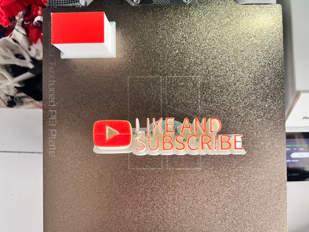 YouTube LIKE AND SUBSCRIBE Sign Remixed by Digital_Duck - MakerWorld
