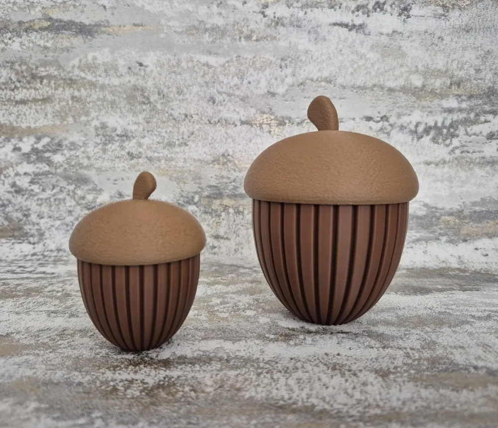 Decorative Acorn Autumn Decoration - Free 3D Print Model - MakerWorld