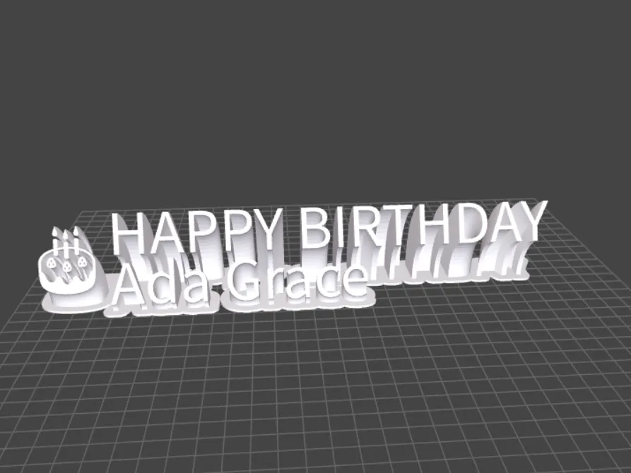 Happy Birthday - Ada Grace Remixed by paoloronco MakerWorld: Download ...