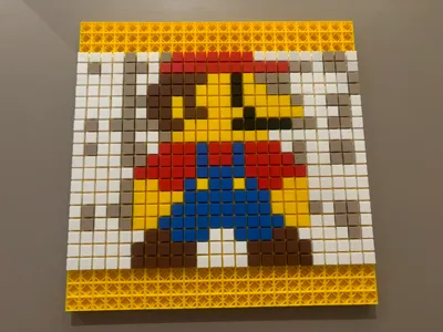 Pixel Mario 24x24 by CKPeteer - MakerWorld