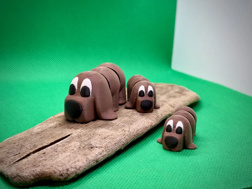 Hound Dog Floppy Ears - Free 3D Print Model - MakerWorld