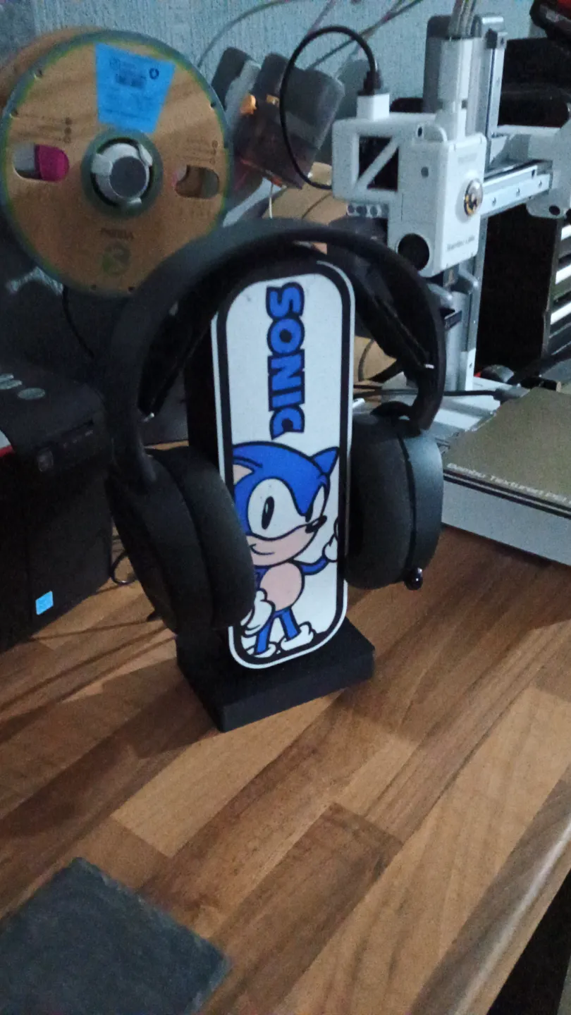Sonic the hedgehog headset lightbox faceplate by 3DealityDesigns24 ...