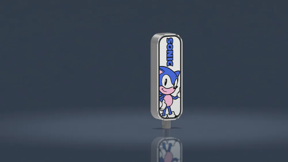 Sonic the hedgehog headset lightbox faceplate by 3DealityDesigns24 ...