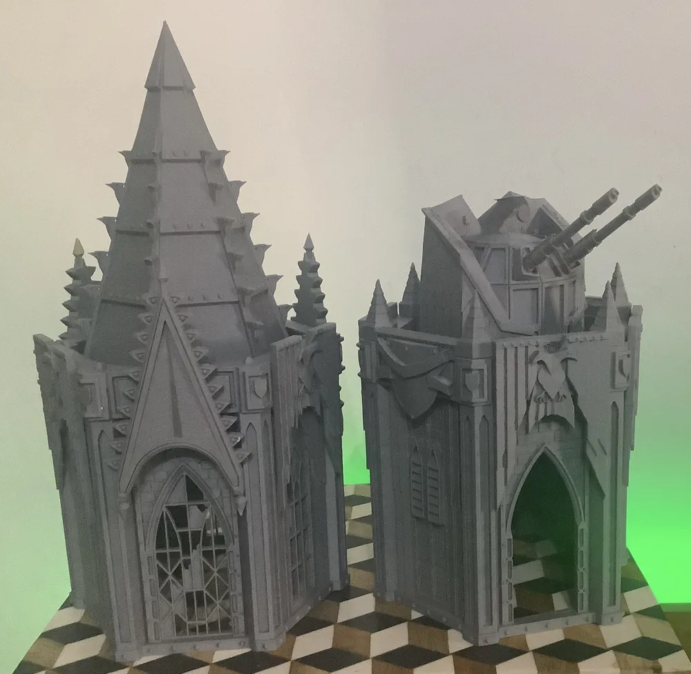 40K Inspired Tower wargaming Terrain Scenery - Free 3D Print Model ...