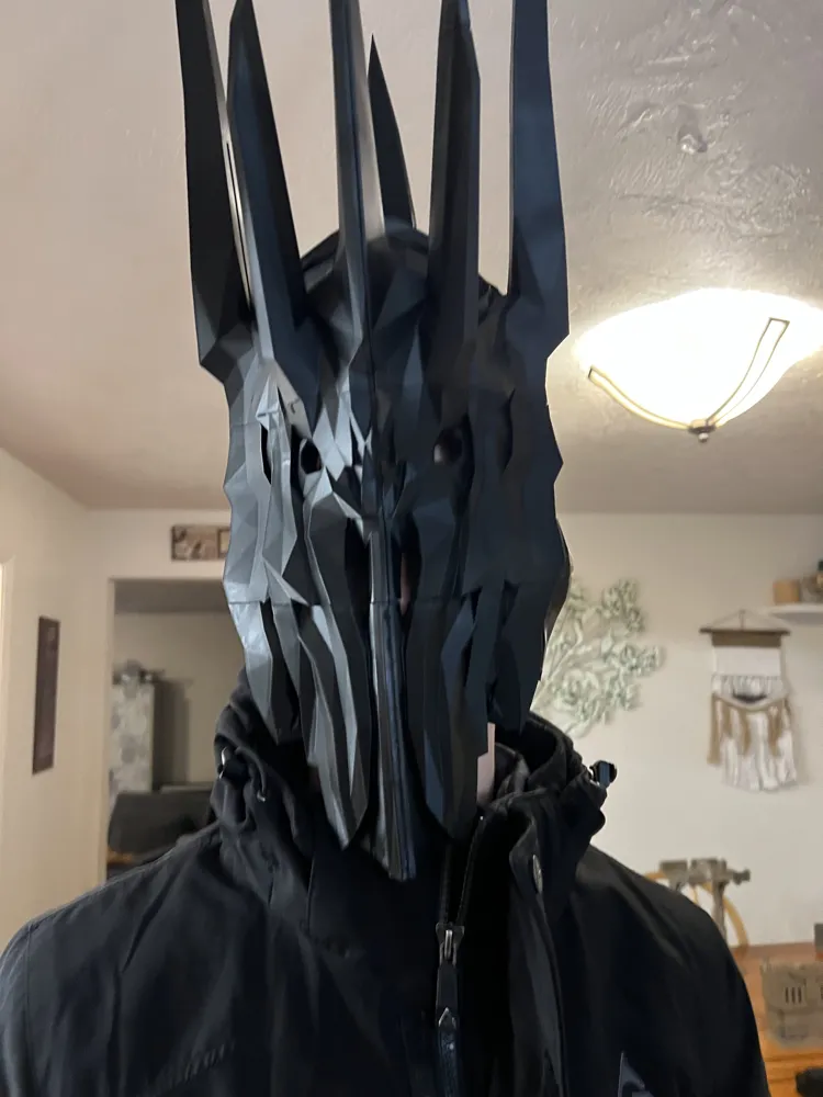 Wearable Sauron Helmet - Free 3D Print Model - MakerWorld