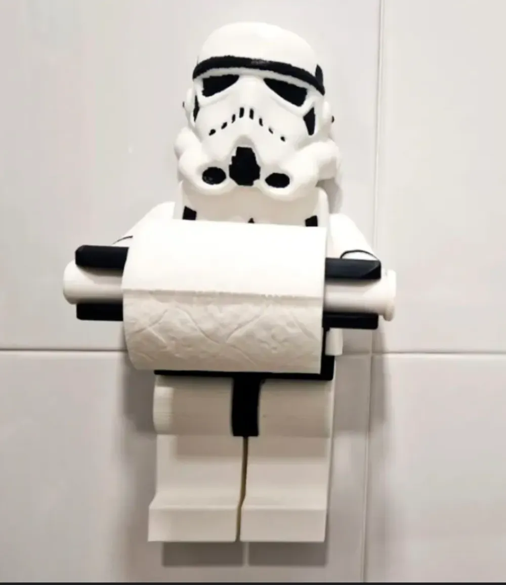 STORMTROOPER TOILET PAPER HOLDER by Schafi MakerWorld: Download Free 3D ...