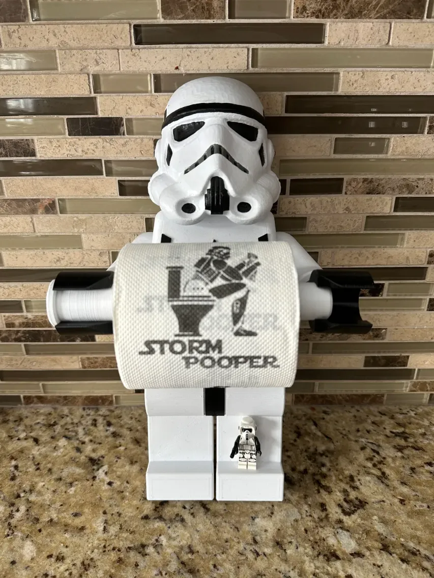 STORMTROOPER TOILET PAPER HOLDER by Schafi MakerWorld: Download Free 3D ...