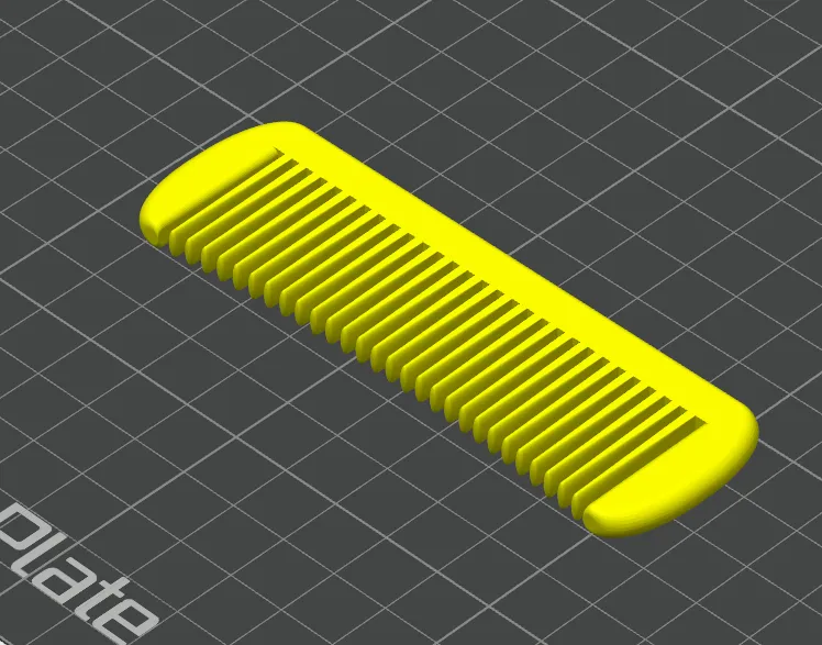 Basic Hair Comb by BODY MECHANIC - MakerWorld