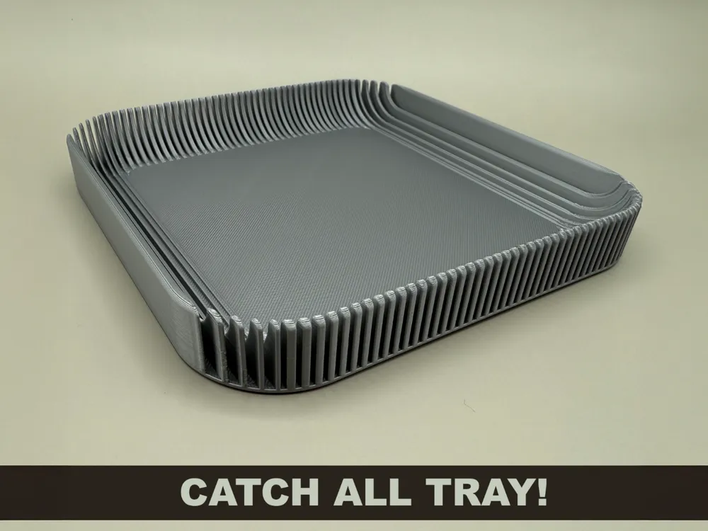 Modern Catch All Tray - Stria by Protyle Designs MakerWorld: Download ...