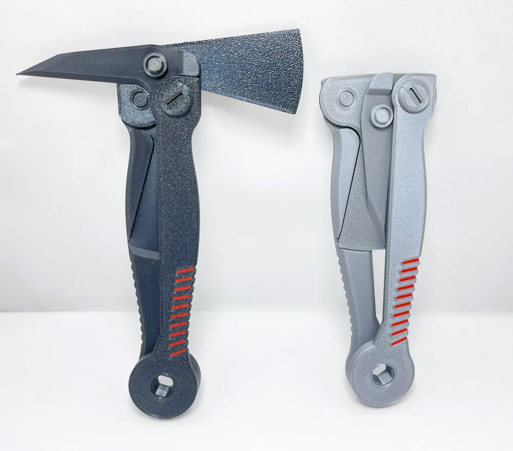 Folding Axe - Free 3D Print Model - MakerWorld