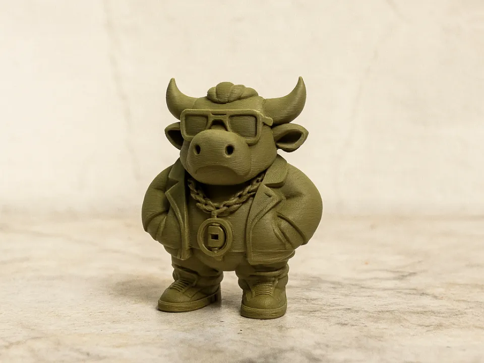 Cool Bull Boss with Chain - Free 3D Print Model - MakerWorld