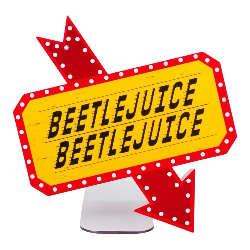 Beetlejuice Arrow Sign Lightbox by Clansman MakerWorld: Download Free ...