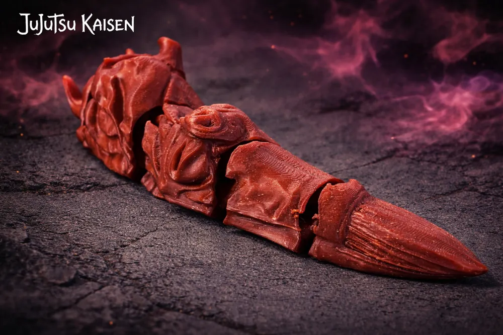 Sukuna's Finger Articulated - Jujutsu Kaisen - Free 3D Print Model ...