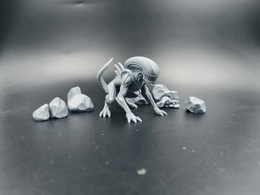 Alien Xenomorph Dog Hybrid - Horror - Movie - Free 3D Print Model ...