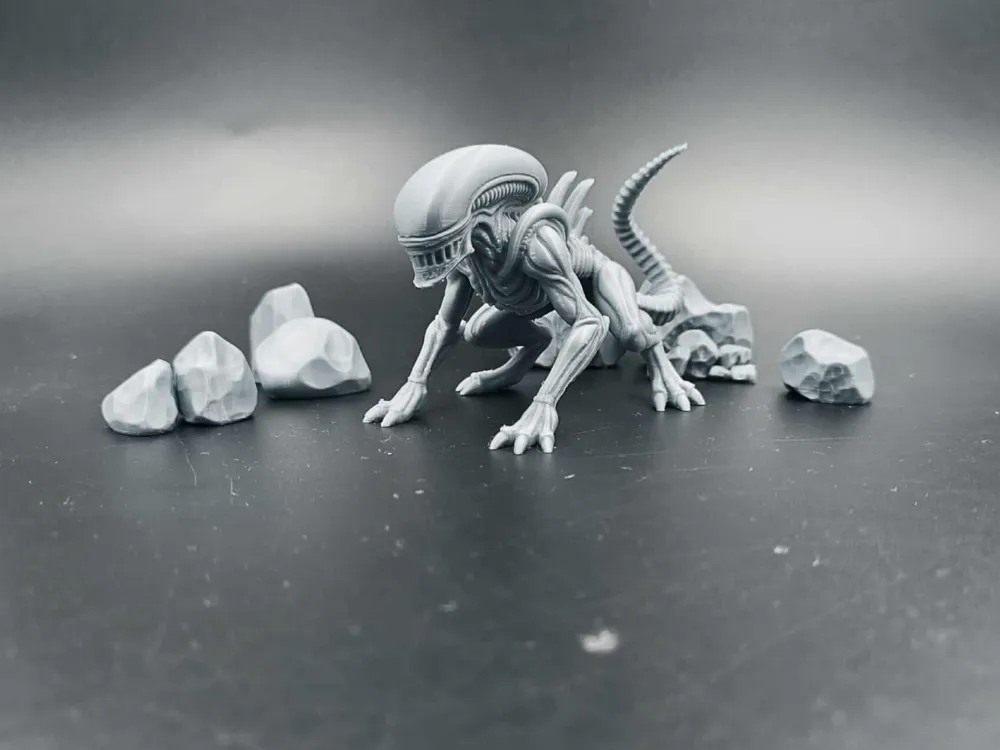 Alien Xenomorph Dog Hybrid - Horror - Movie - Free 3D Print Model ...