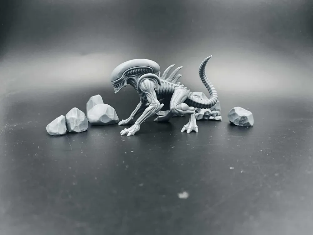 Alien Xenomorph Dog Hybrid - Horror - Movie - Free 3D Print Model ...