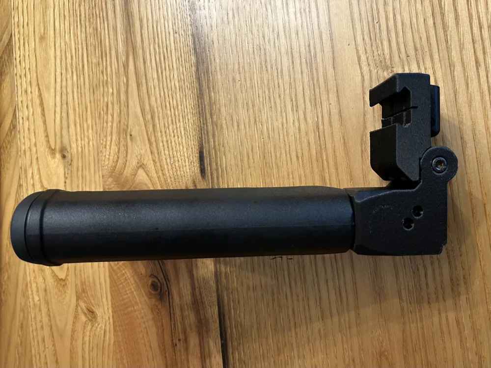 Folding Buffer Tube For 1913 Picatinny Rail Remixed by 3D2A Remixes ...