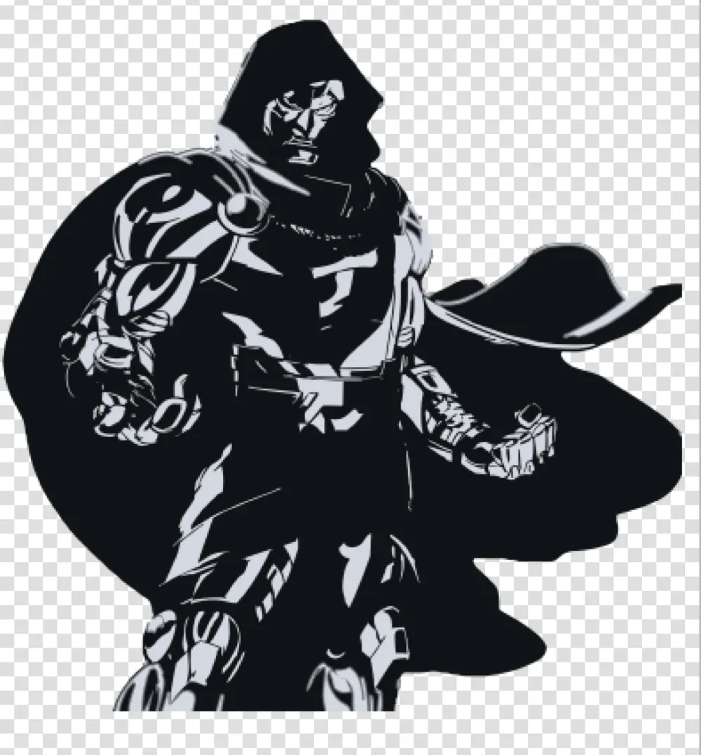 Dr. Doom Wall Art - Free 3D Print Model - MakerWorld