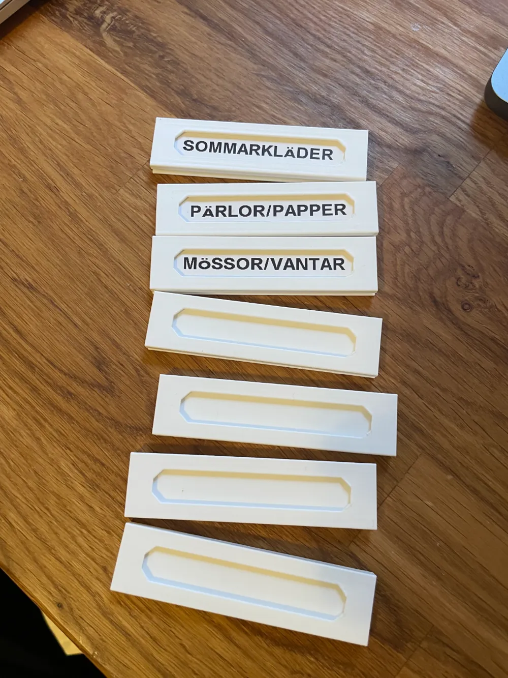 Label holder for 12 mm labels (Dymo) by skrivkunnig - MakerWorld