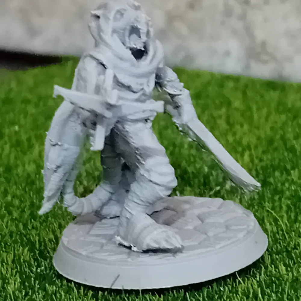 dnd ratman with crossbow and sword-wargames ratman - Free 3D Print ...
