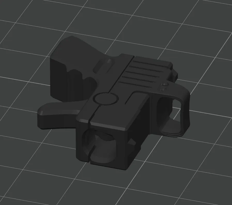 tiny bb gun (with visor) Remixed by 3d print pro - MakerWorld