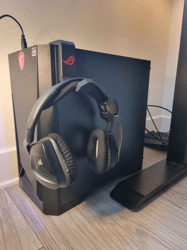 Magnetic Gaming Headset Holder - With Brand Logos! - Free 3D Print ...