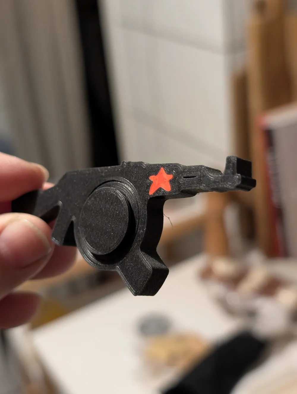AK 47 Fidget Spinner by Spi MakerWorld: Download Free 3D Models