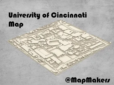 University of Cincinnati Map by EcoStang MakerWorld: Download Free 3D ...